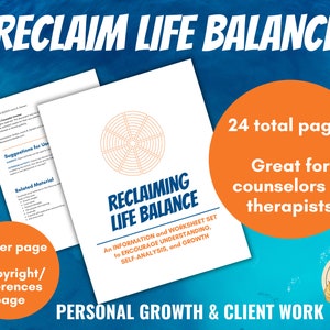 Reclaiming Life Balance, Managing Dimensions of Wellness, Self ...