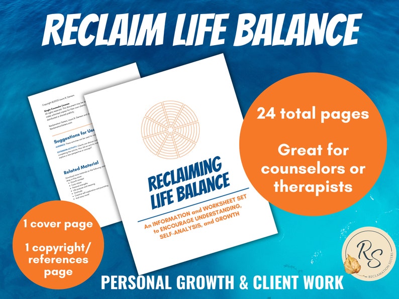 Reclaiming Life Balance Managing Dimensions of Wellness Self - Etsy