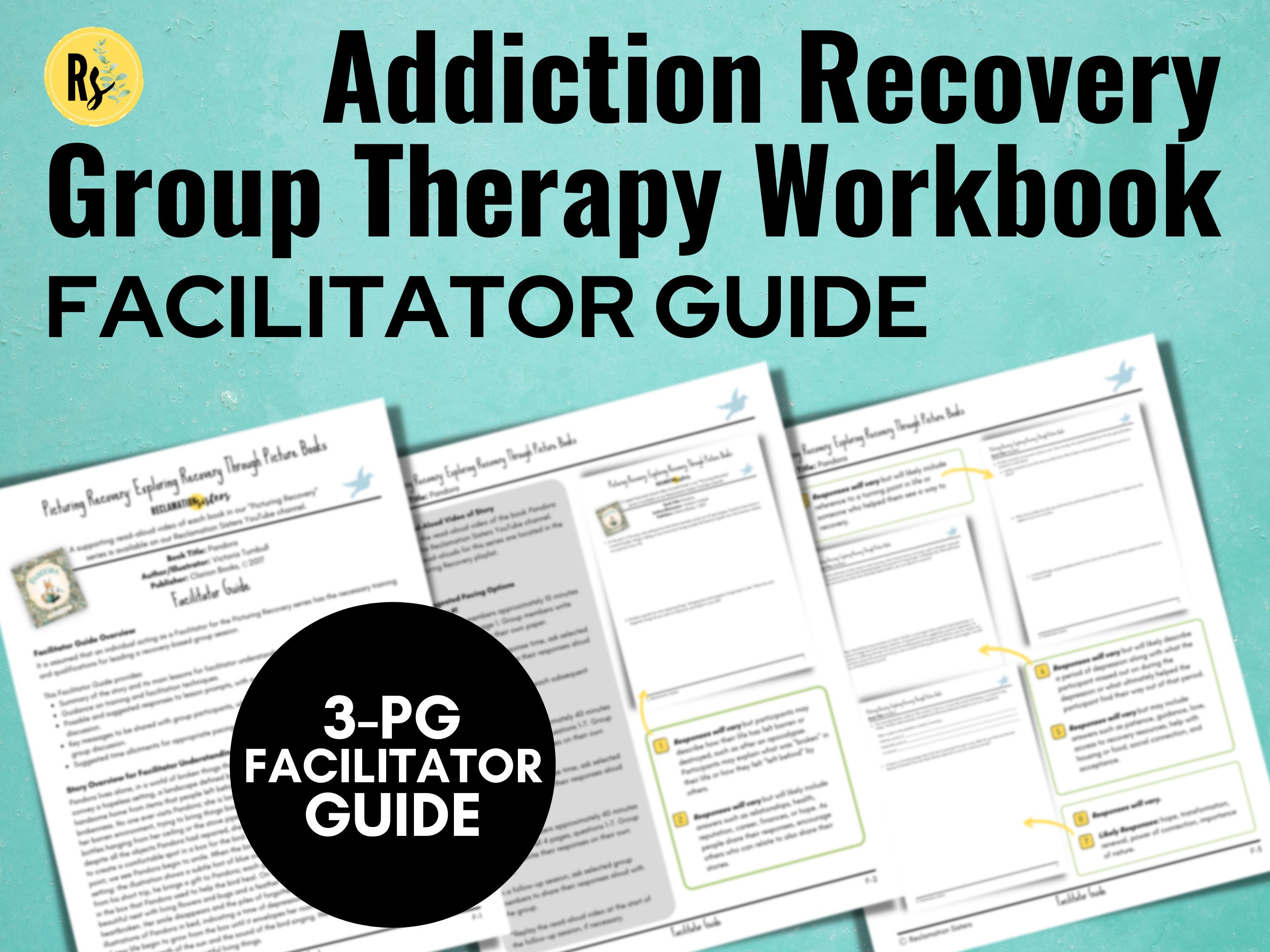 Addiction Recovery Group Therapy Workbook, Sobriety Therapy Worksheet ...