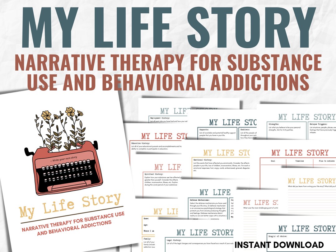 Addiction Recovery Activities, My Life Story, Narrative Therapy, Group ...
