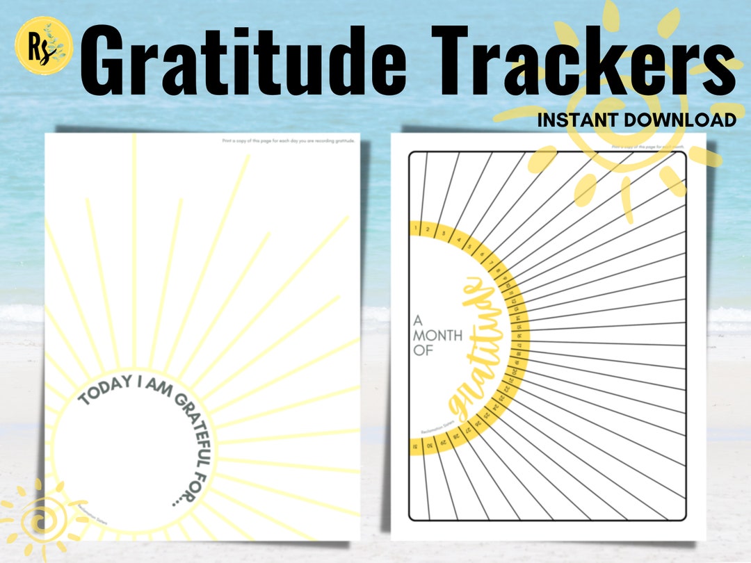 Gratitude Tracker, Self Reflection, Self Development, Self Help ...