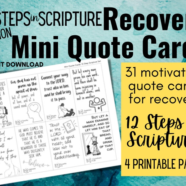 Aa 12 Steps Print - Etsy