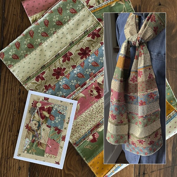 Patchwork Scarf - Etsy