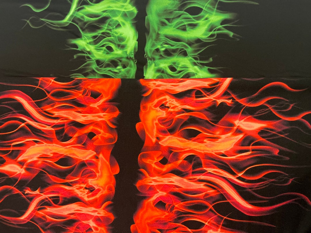 New Hot Flame Design Print on the Best Quality of Nylon Spandex 4 ...