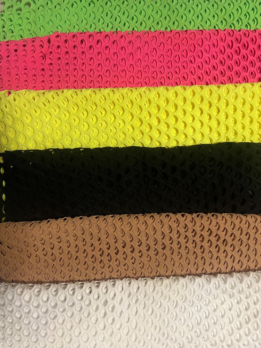 Diamond Fishnet Mesh Nylon Spandex 4-stretch 58/60”sold by the Yd.ships ...