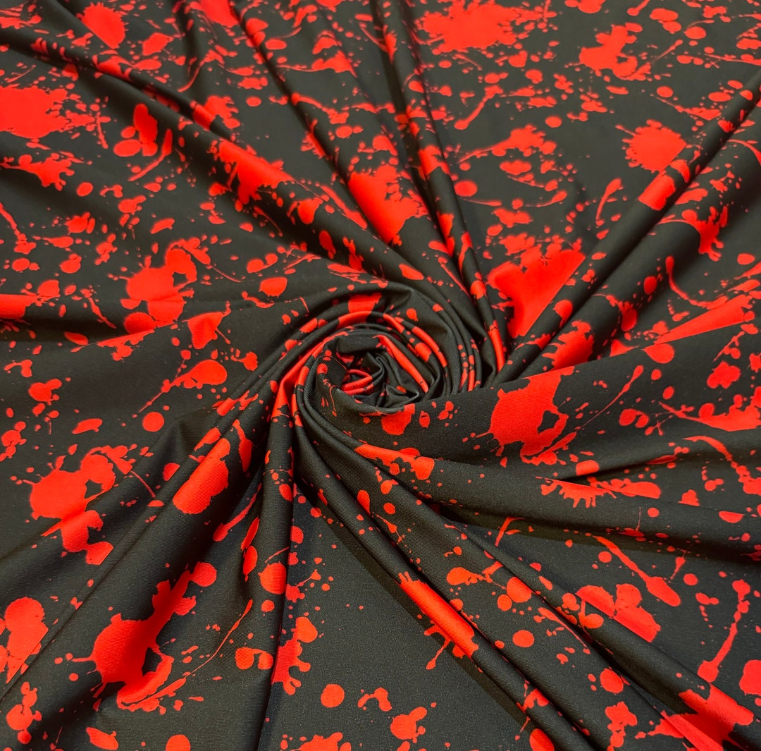 New Colorful Red Splatter Paint Design Print on the Best Quality of ...