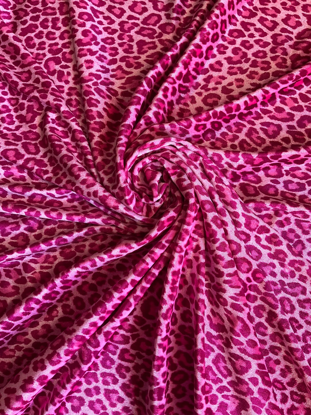 Pretty Leopard Design Print on Velvet 420gms 4way Stretch 58/60”sold by ...