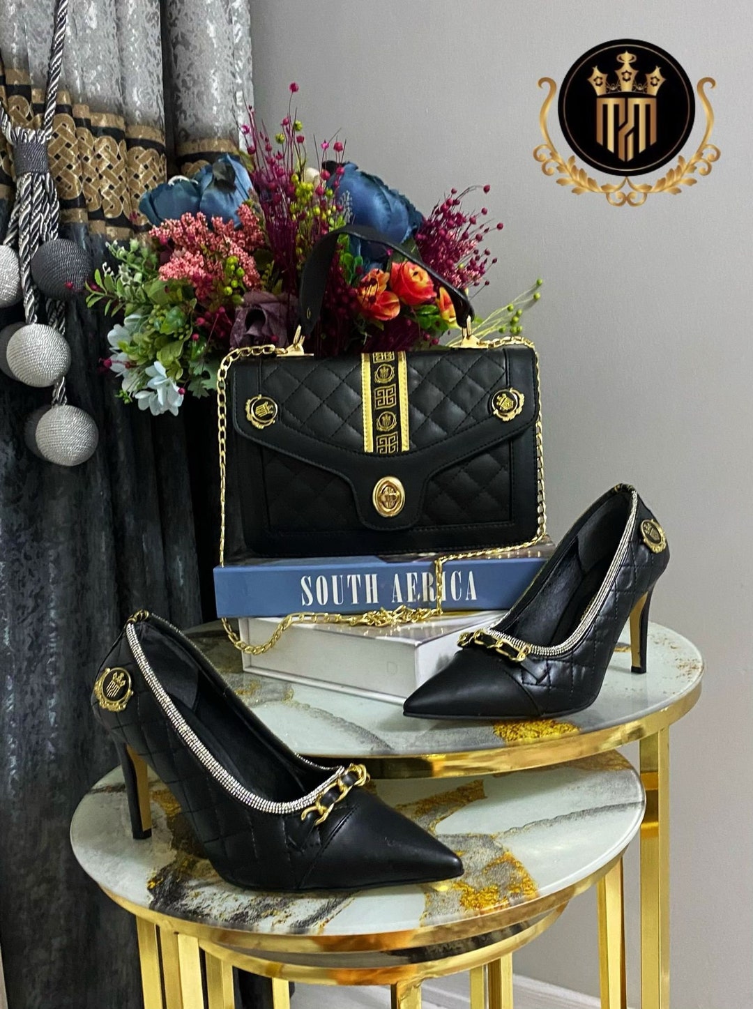Miss Melisa Shoe and Bag Women's Heeled Shoes and Bag Set 2022 Models ...