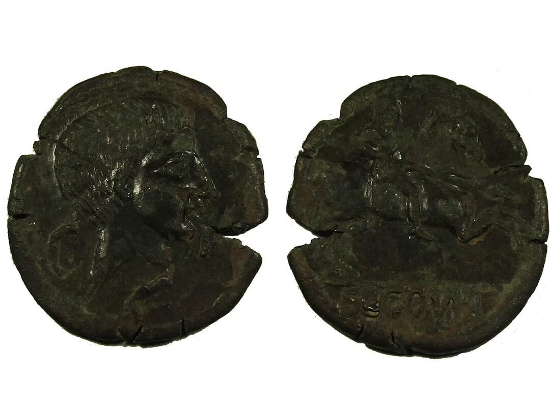 Rare Roman Bronze Provincial Coin of Emperor Octavian Augustus (27BC ...