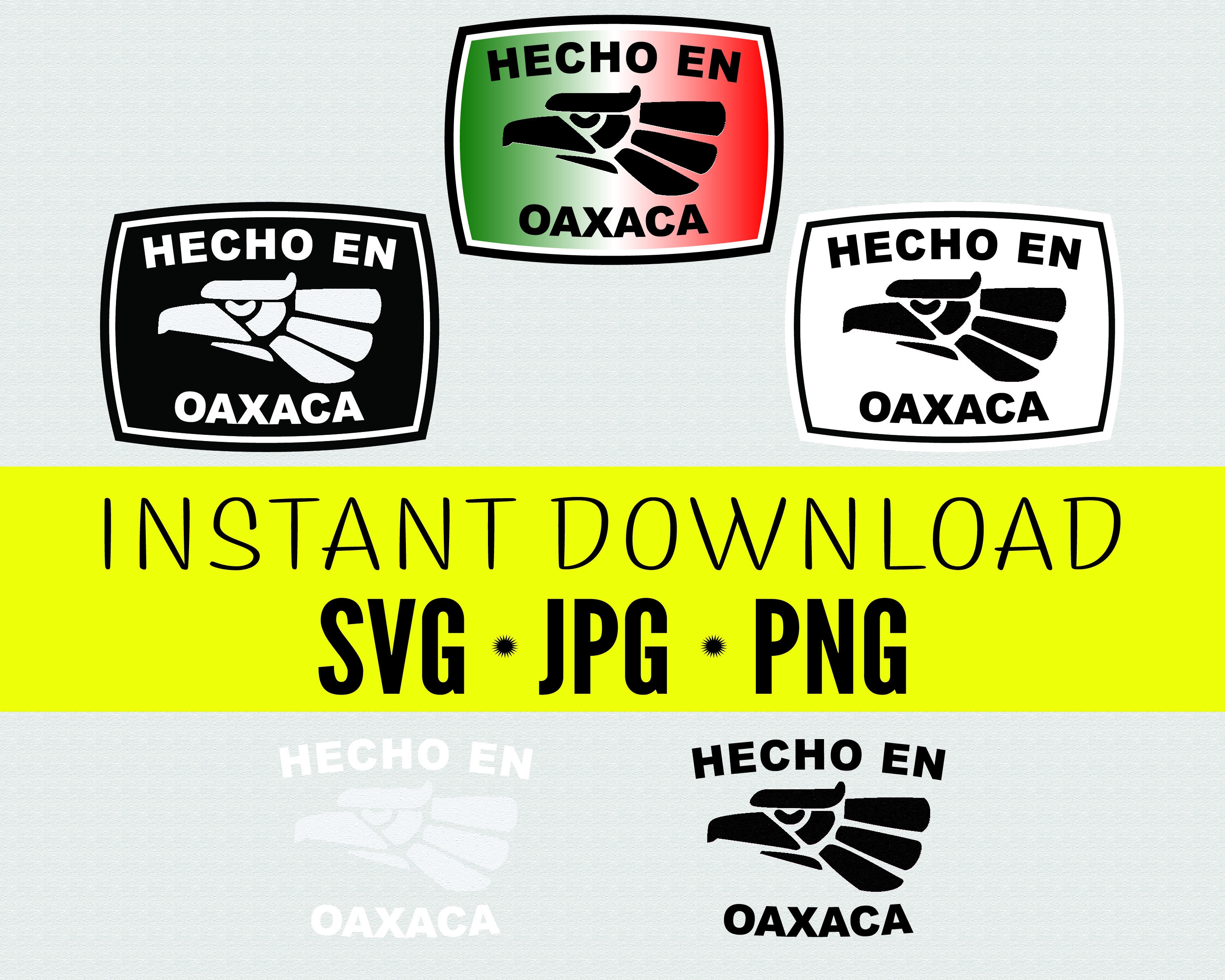 Hecho En Oaxaca | Bundle *printable Download* Svg. Jpg. Png. - Etsy