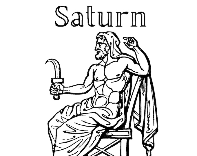 Saturn Roman God Printable - Etsy