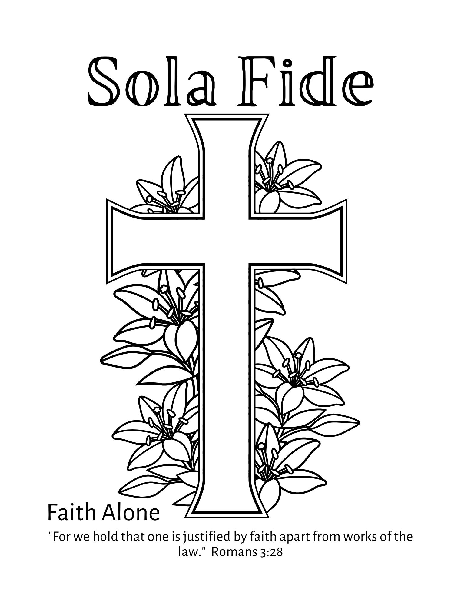 Latin in Church Coloring Pages Printable | Etsy