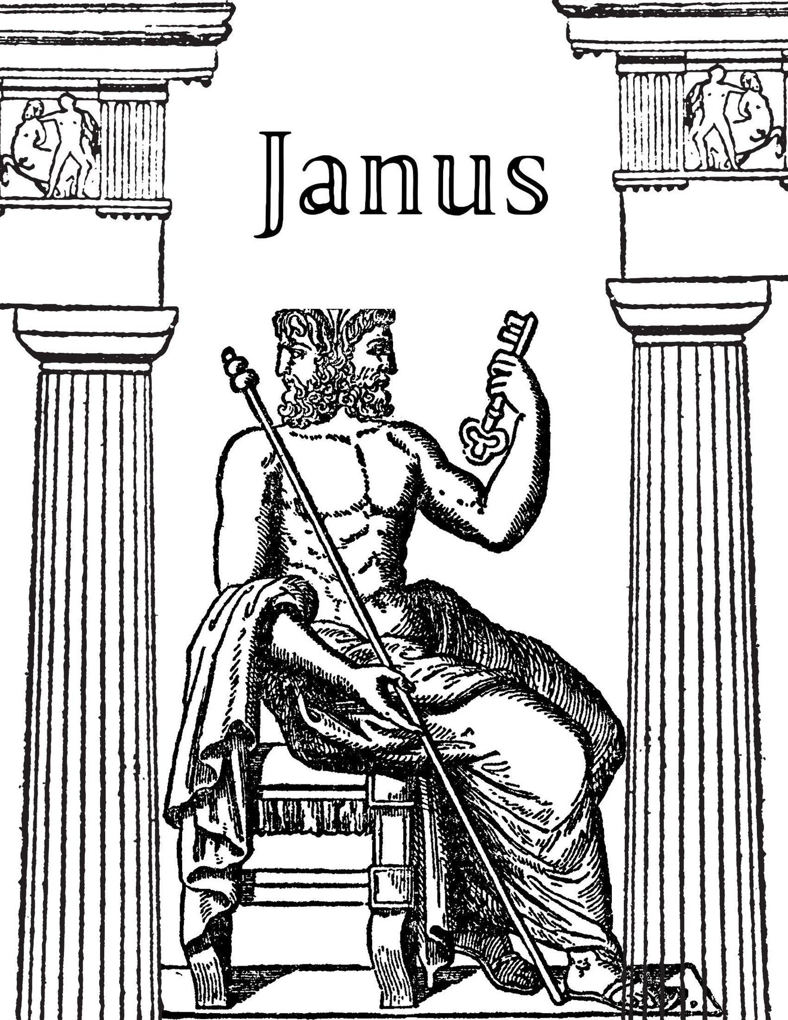 Janus Roman God Printable - Etsy