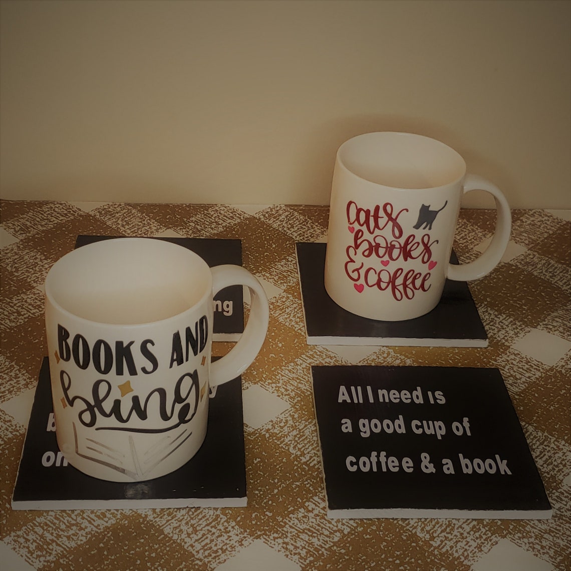 Books and Bling Mug Coffee Mug for Book Lovers - Etsy