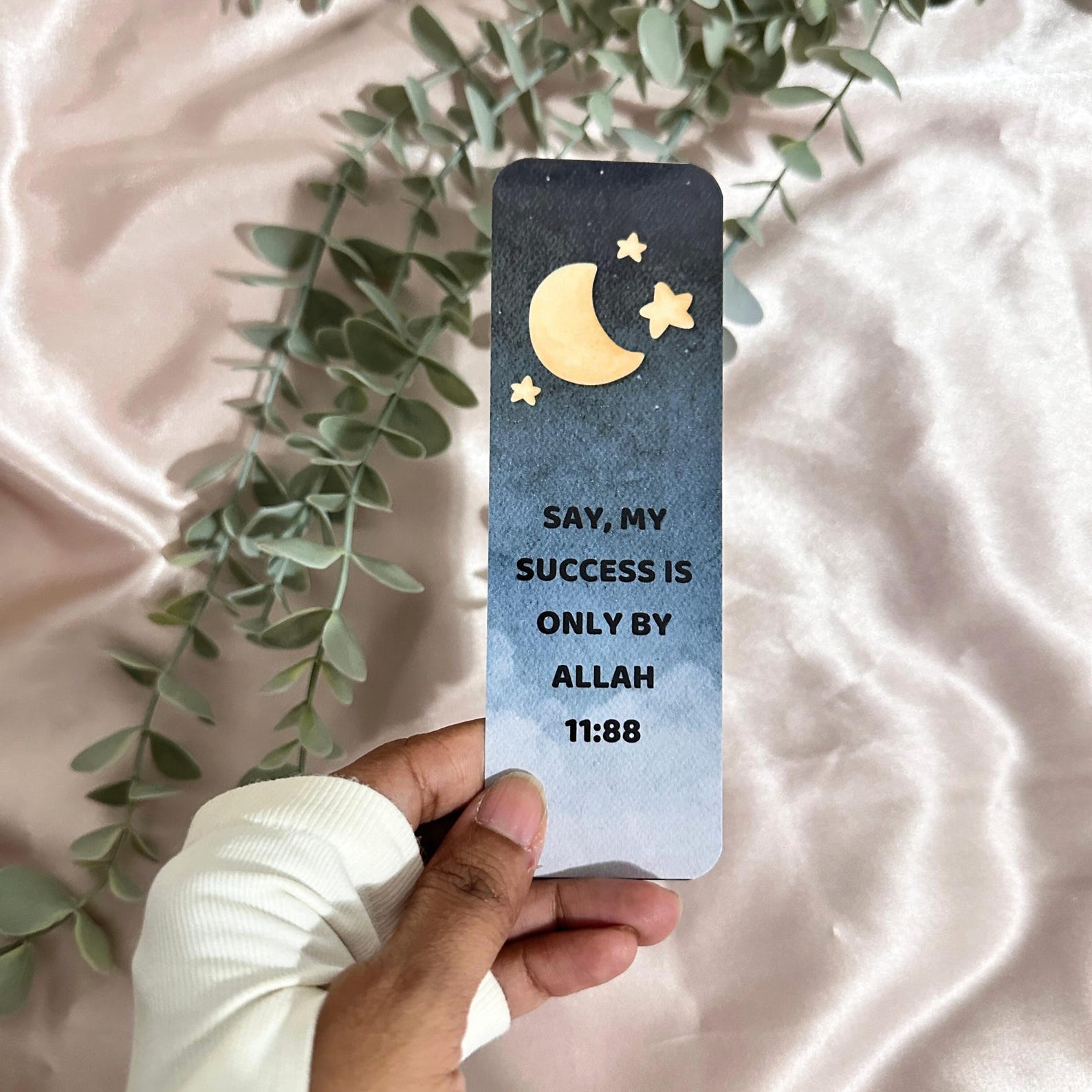 Islamic Bookmarks, Cute Islamic Illustrated Bookmark, Quran Verse ...