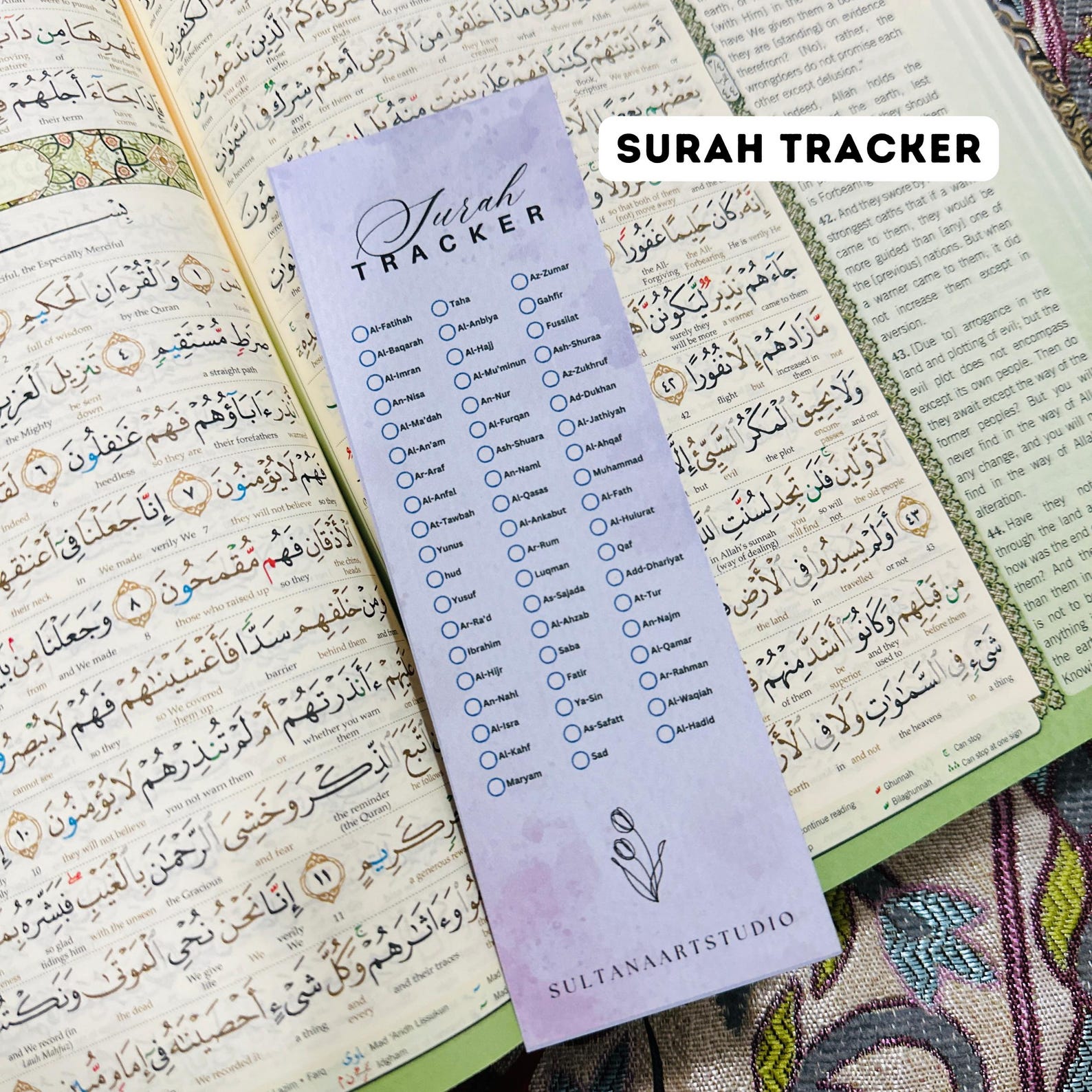 Printable Quran Tracker, Surah Tracker, Juzz Tracker, Surah Names ...