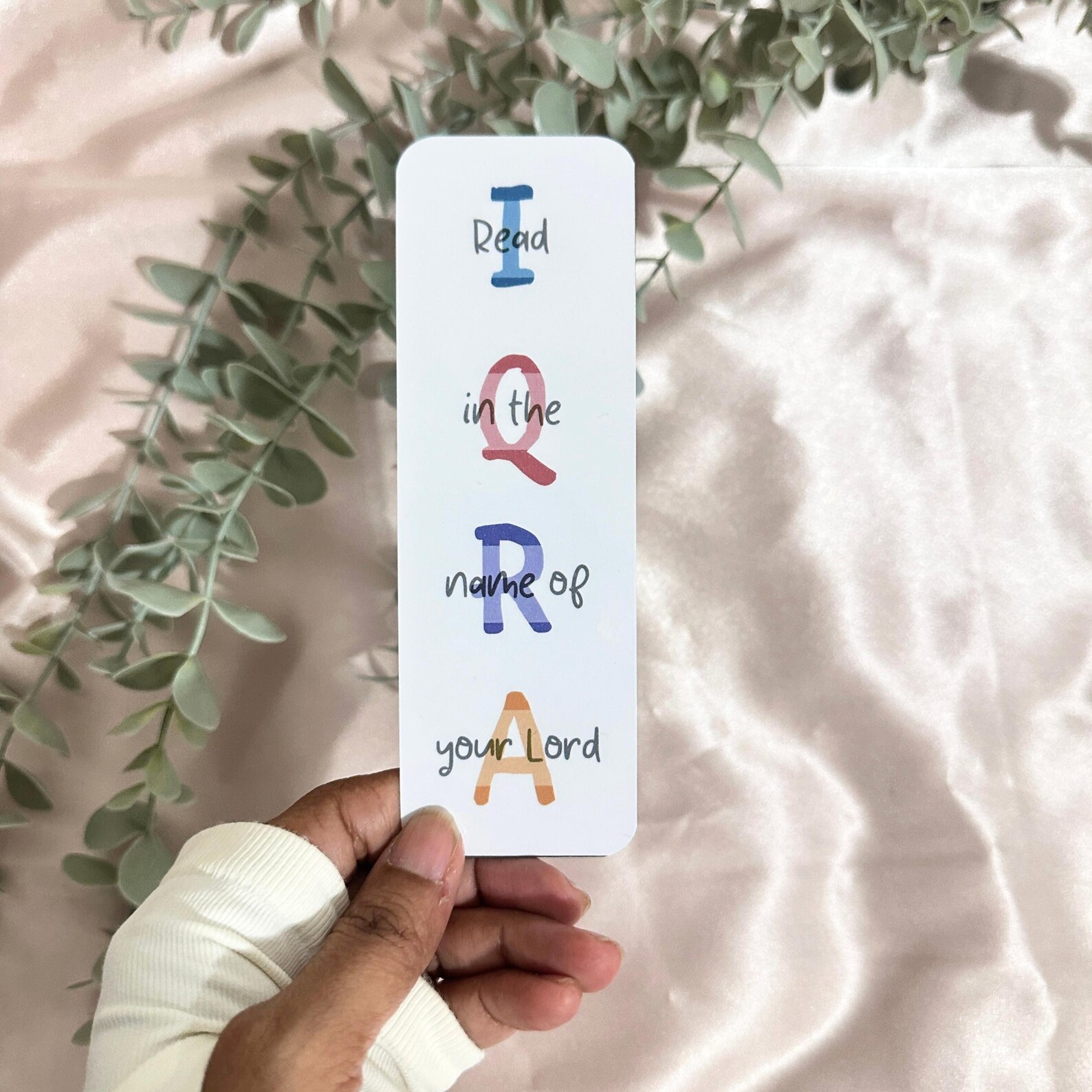 Islamic Bookmarks, Cute Islamic Illustrated Bookmark, Quran Verse ...