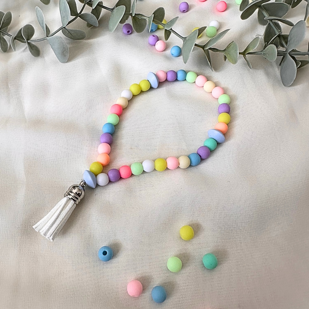 DIY Tasbeeh Kit, Ramadan Eid Craft, Ramadan Gift, Silicone Beads, DIY ...