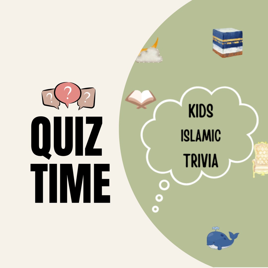 Kids Islamic Trivia Printable Islamic Trivia Islamic Quiz - Etsy