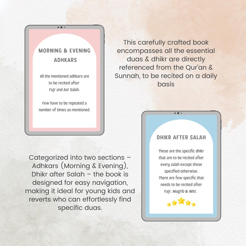 Islamic Kids Printable, Morning and Evening Adhkar, Muslim Kids ...