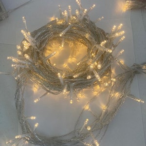 110 Plug-in LED Lights - 3'/5'/7'/10' Strands - Tree Hanging Fairy ...