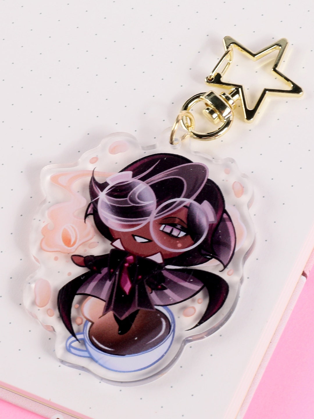 Cookie Run Inspired Espressoleine Acrylic Anime Keychains !CLEARANCE ...