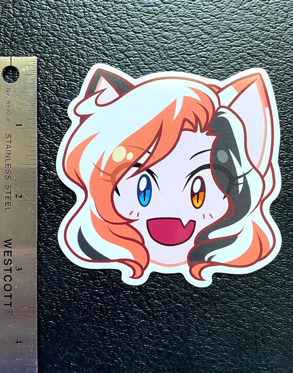 Stickers Bikini Anime Girl OC Shizu Neko Holographic Sticker Paper ...