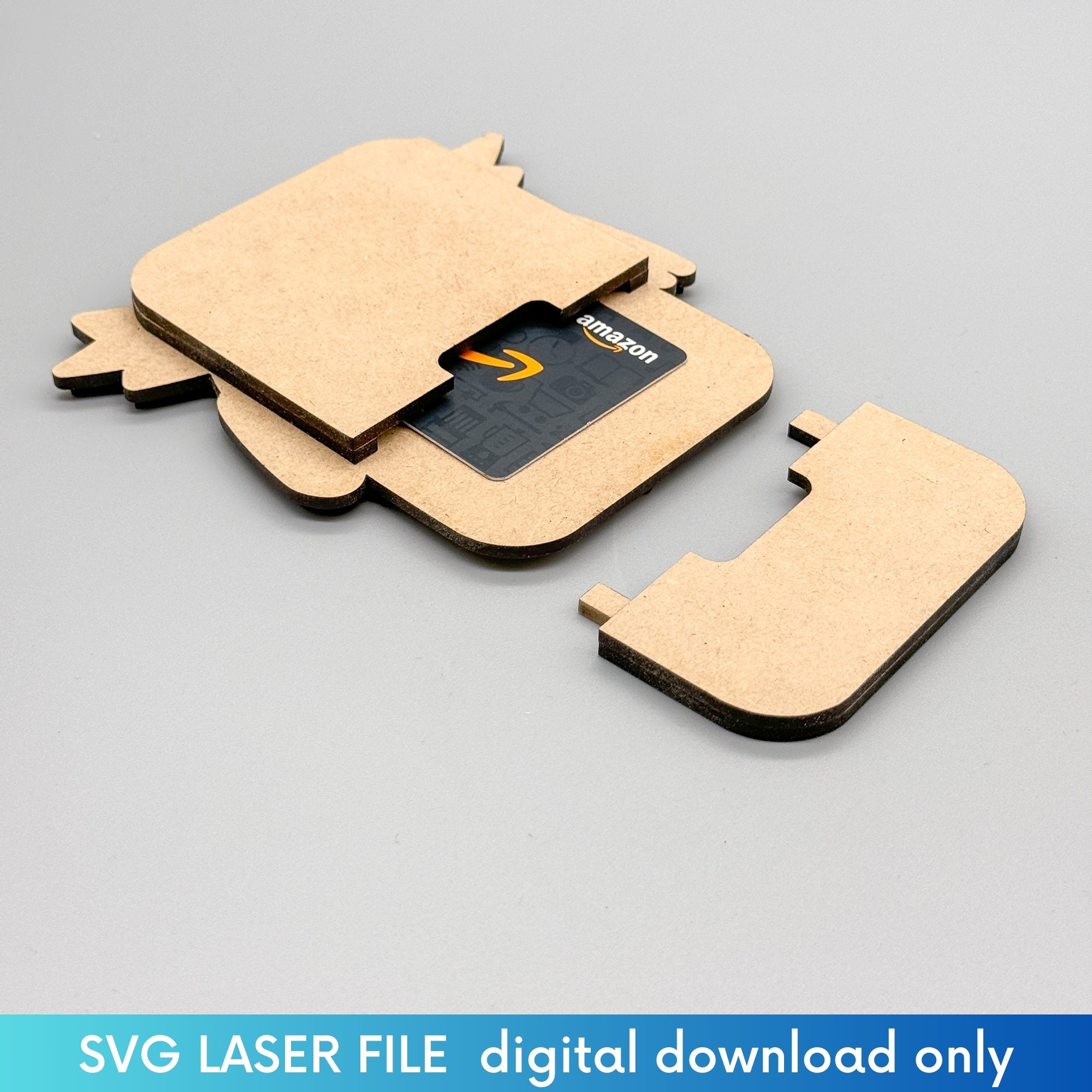 Grill Themed Gift Card Holder SVG Laser File King of the Grill Gift ...