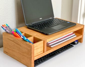 Diy laptop stand wood store