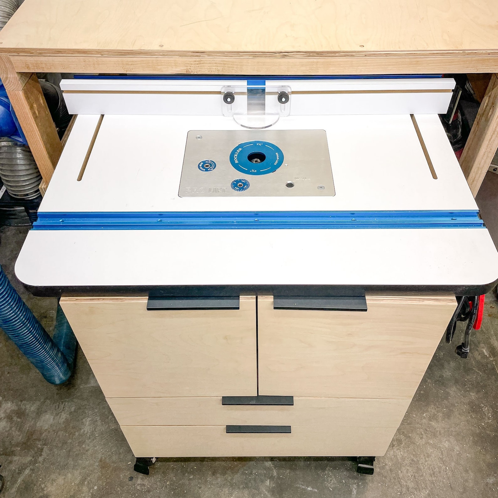 Router Table With Storage Printable Woodworking Plans - Etsy UK
