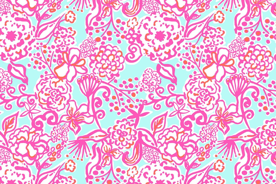 Preppy Pink Easter Spring Paper Placemats - Etsy