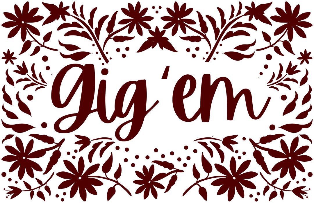 Printable A&M Aggie Graduation Tailgate Paper Placemats (digital ...