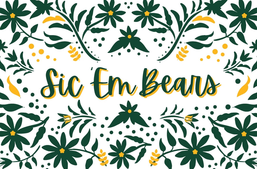 Baylor Bear Graduation Tailgate Paper Placemats - Etsy