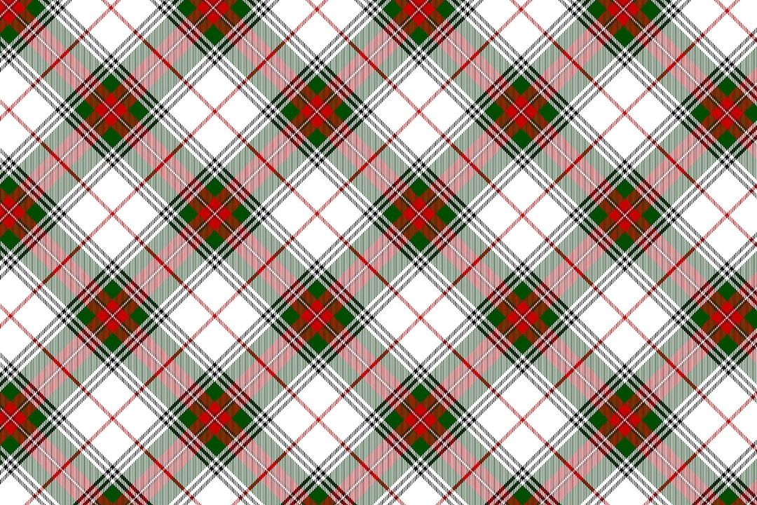 White Christmas Plaid Paper Placemats - Etsy