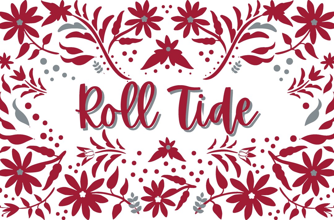 Alabama Roll Tide Graduation Tailgate Party Paper Placemats - Etsy
