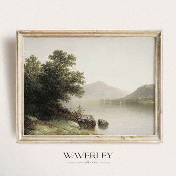 Lake George Painting - Etsy