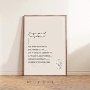 Romantic Love Poem Print, Valentines Day Art, Vintage Poetry Poster ...