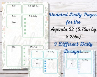 Agenda 52 Planner - Etsy