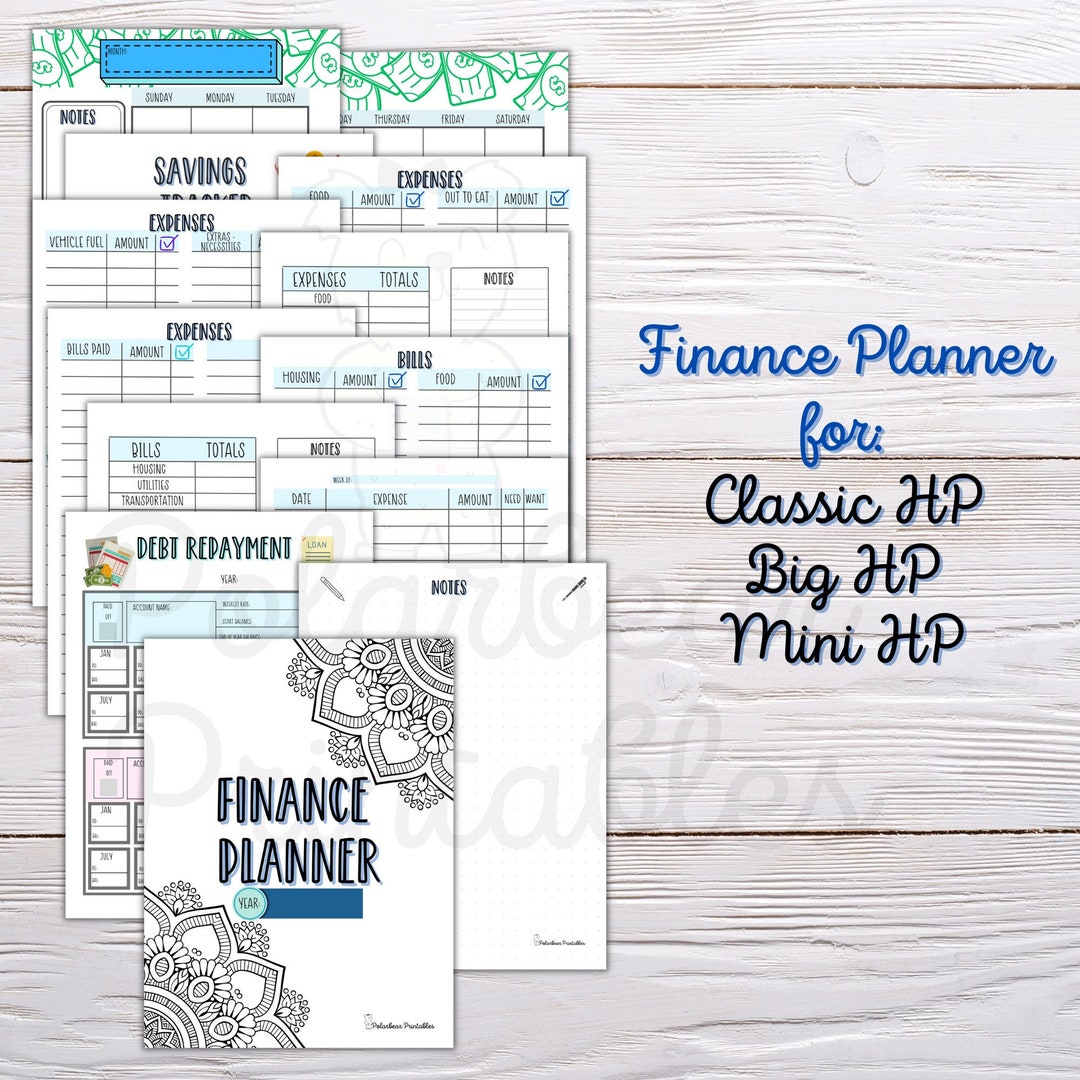 Finance Planner, Budget Planner, Printable Planner, Happy Planner ...