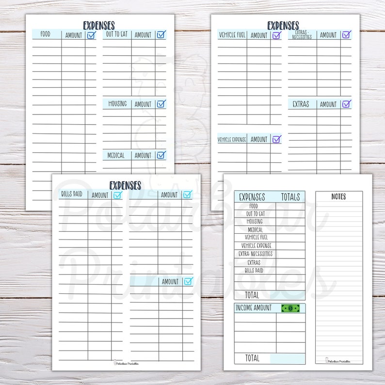 Finance Planner, Budget Planner, Printable Planner, Happy Planner ...