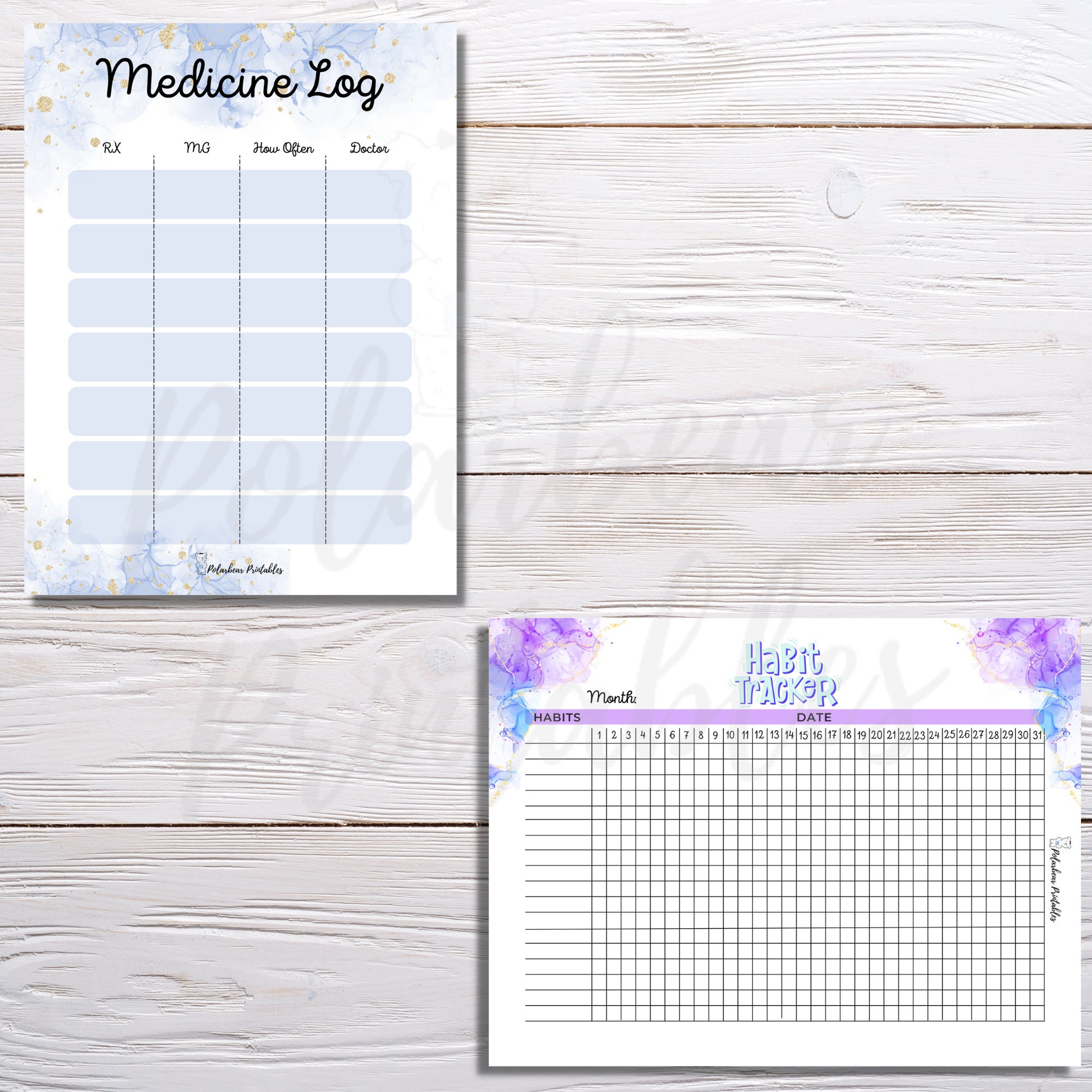 Printable Mental Health Planner Essentials Pack for Classic Happy ...