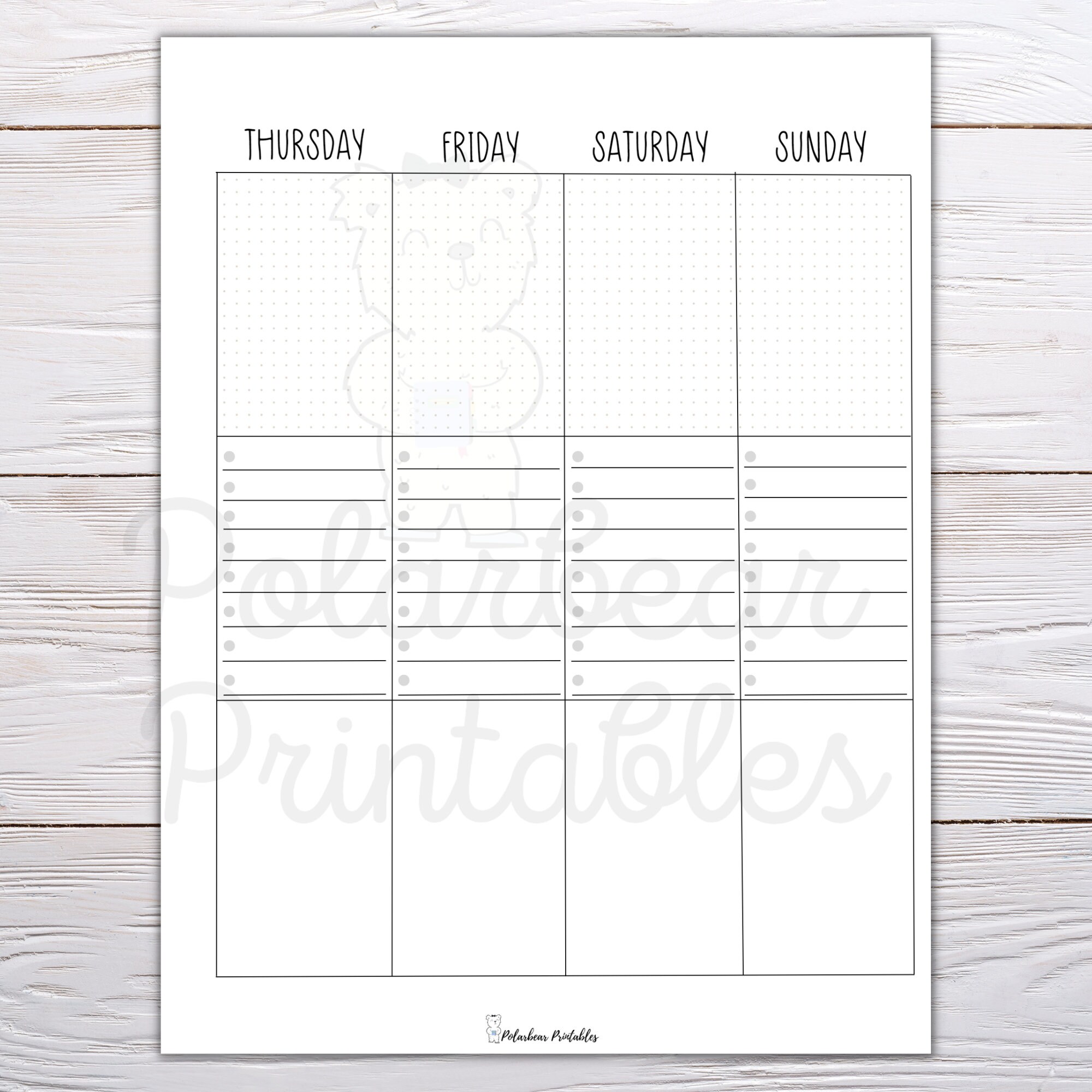 Happy Planner Classic, Vertical Layout, Vertical Checklist, Undated ...