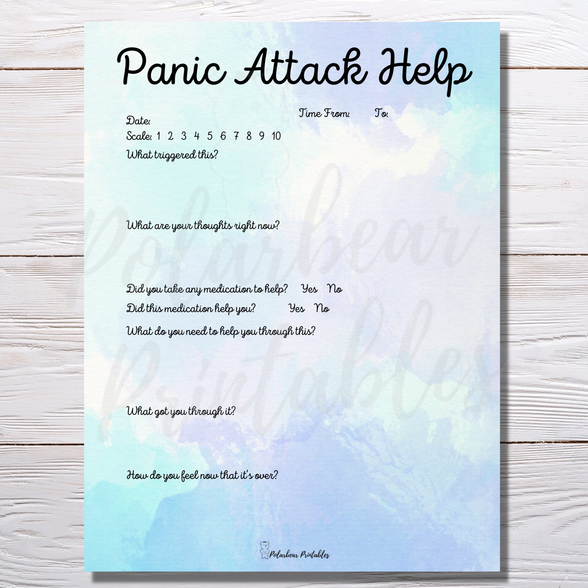 Printable Mental Health Planner Essentials Pack for Classic Happy ...