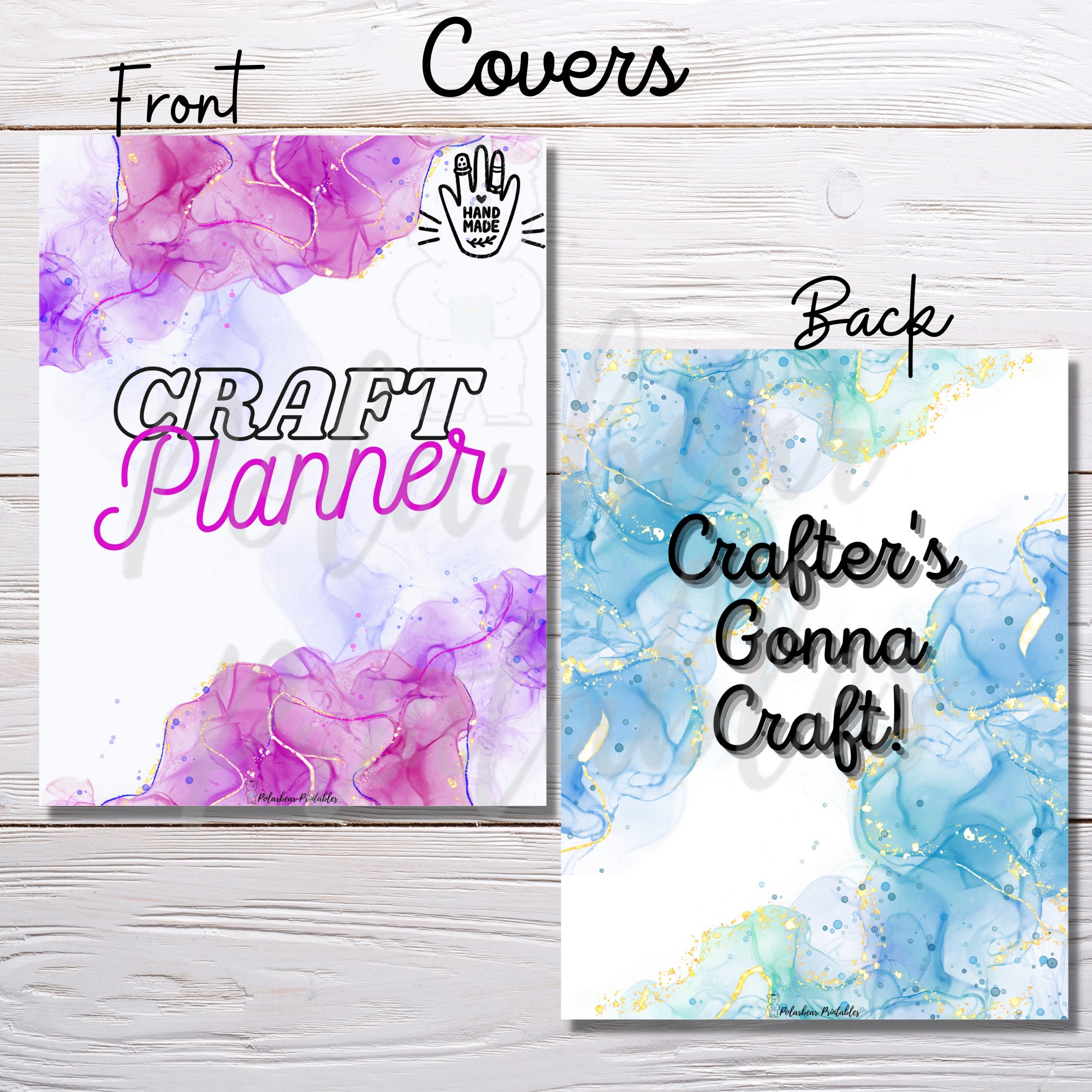 Printable, Craft Planner, Classic Happy Planner, Craft Planner for Her ...