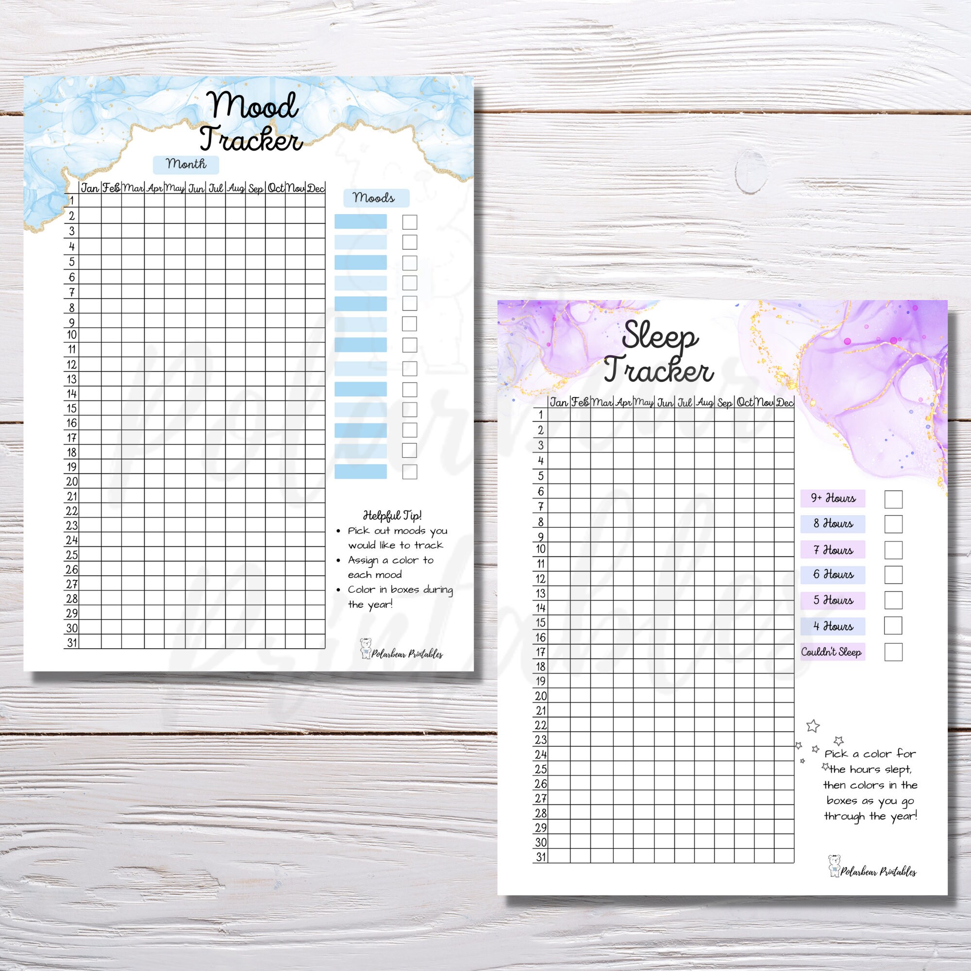 Printable Mental Health Planner Essentials Pack for Classic Happy ...