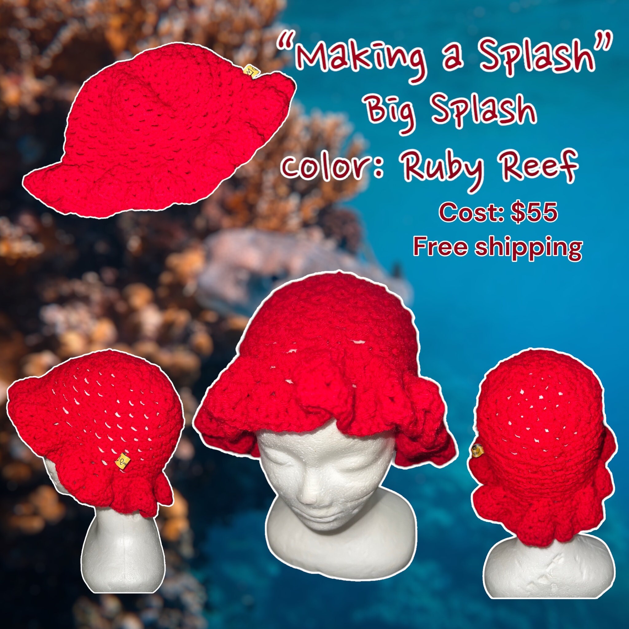 Big Splash making a Splash Extra Wavy Brim - Etsy