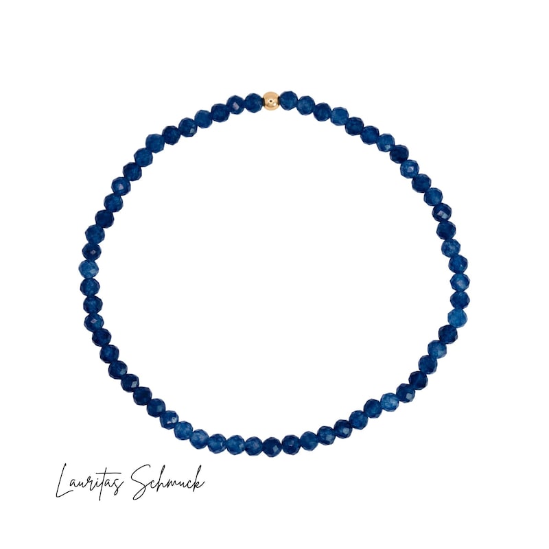 Sapphire gold bracelet - Etsy.de