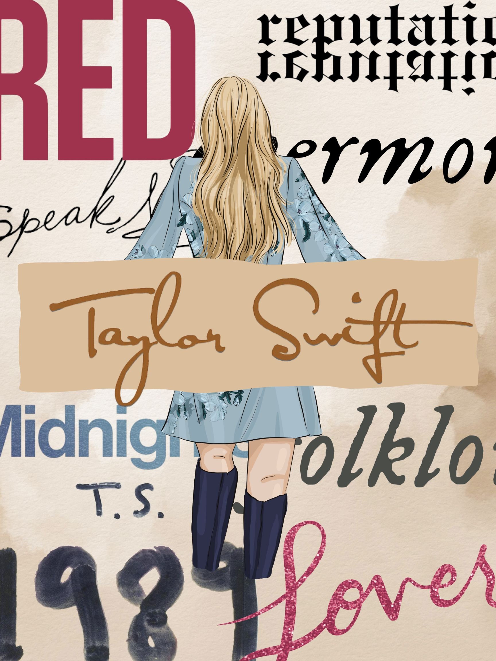 TAYLOR SWIFT ERAS Poster - Etsy
