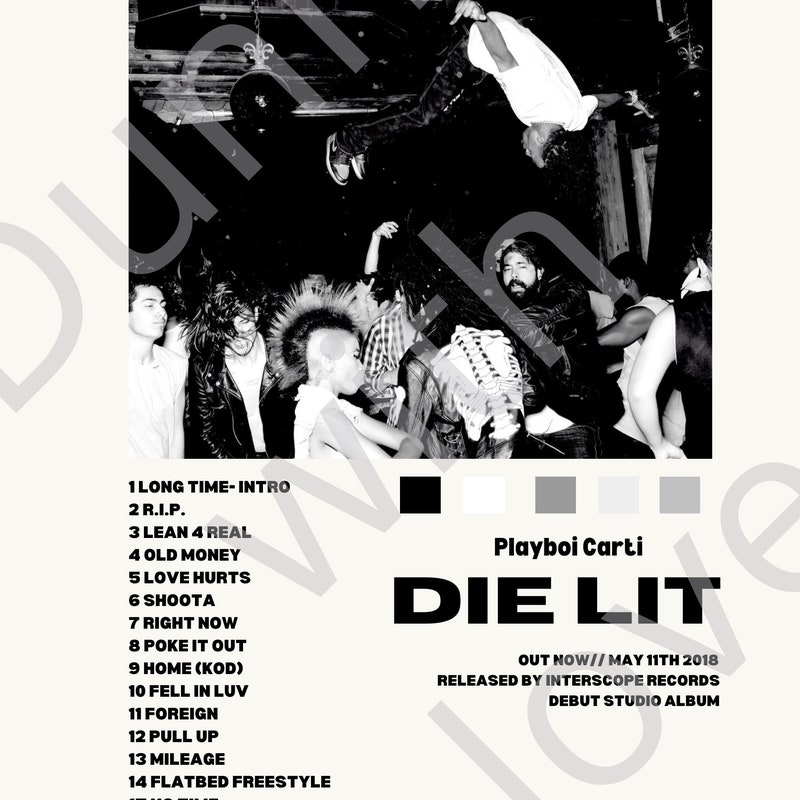 Poster Playboi Carti - Etsy