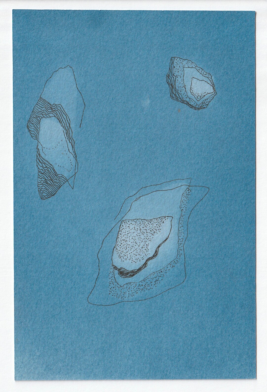 4x6 Cyanotype - Hopewell Rocks 4 - Etsy